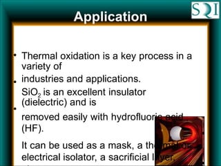 Thermal oxidation | PPTX