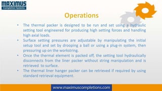 Thermal Packers System | single-string and double-grip retrievable ...