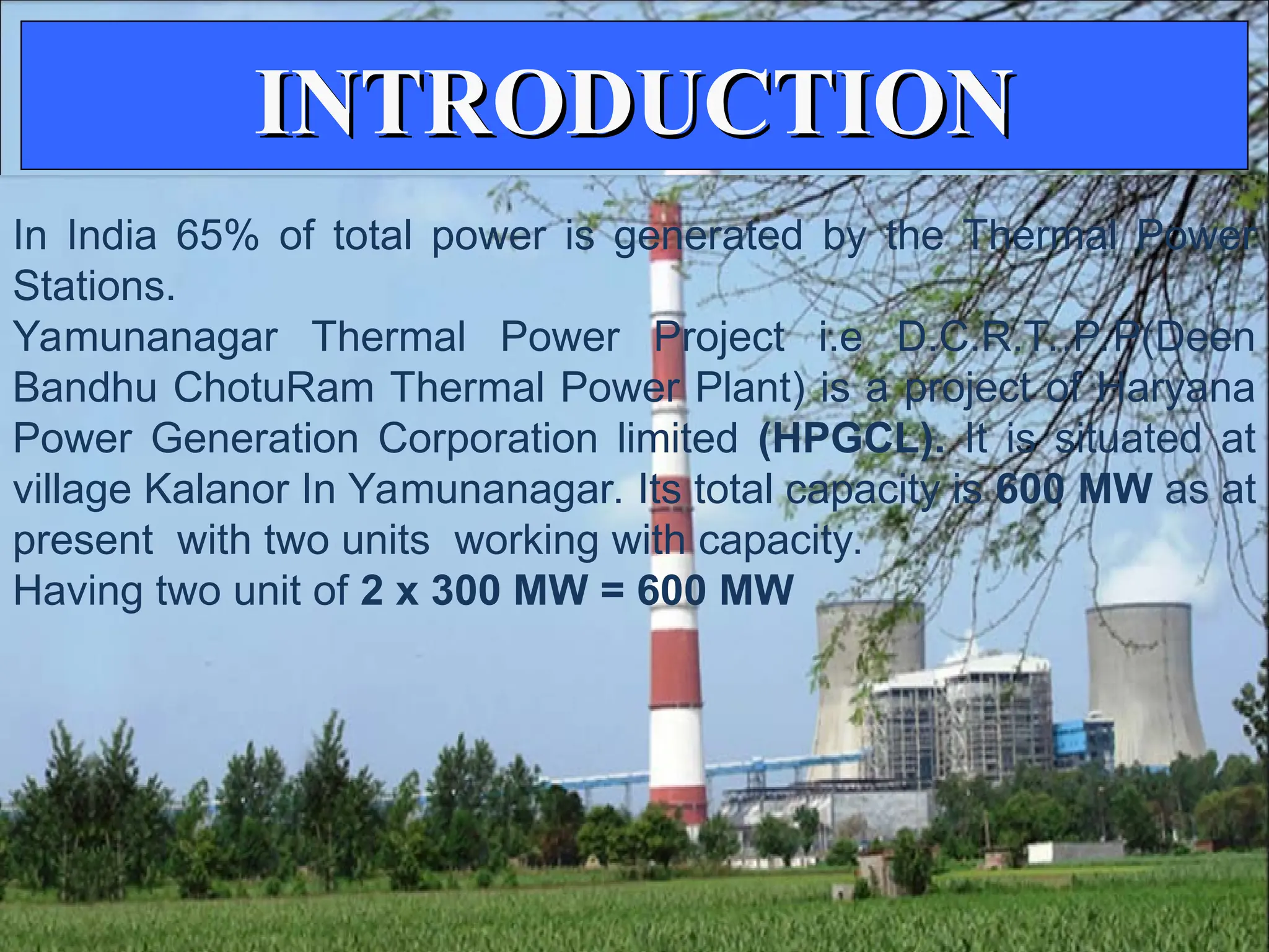 Detailed presentation on thermal power plant.ppt
