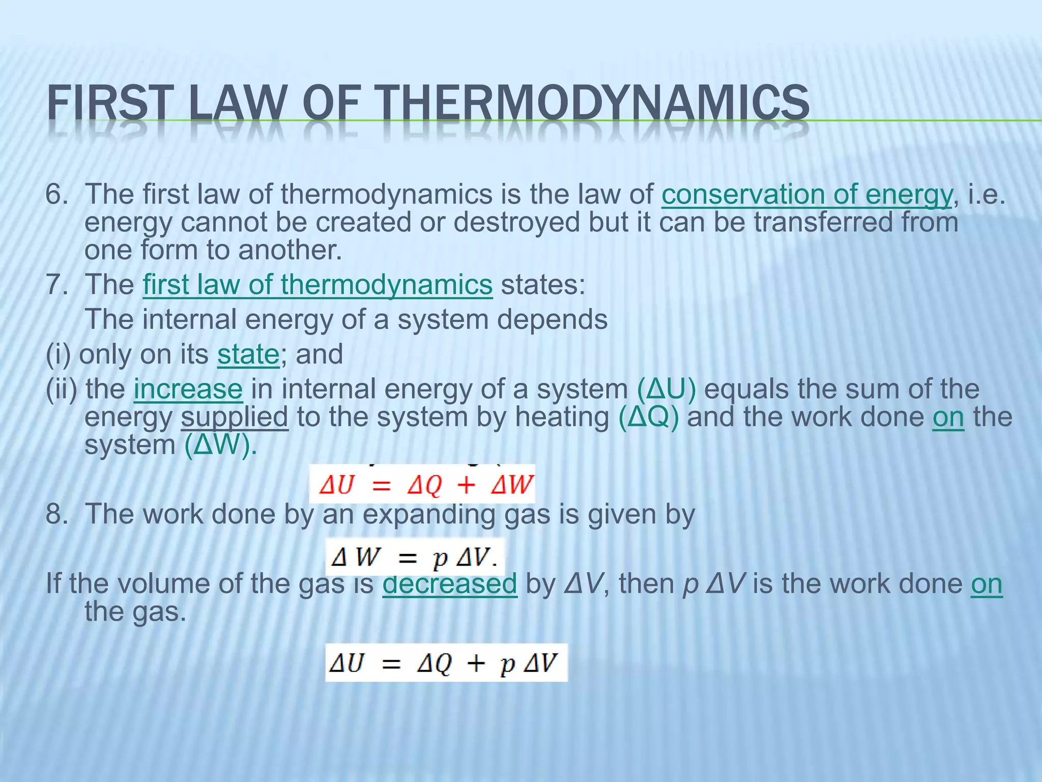 Thermal properties of materials A2 physics Topic 4 | PPT