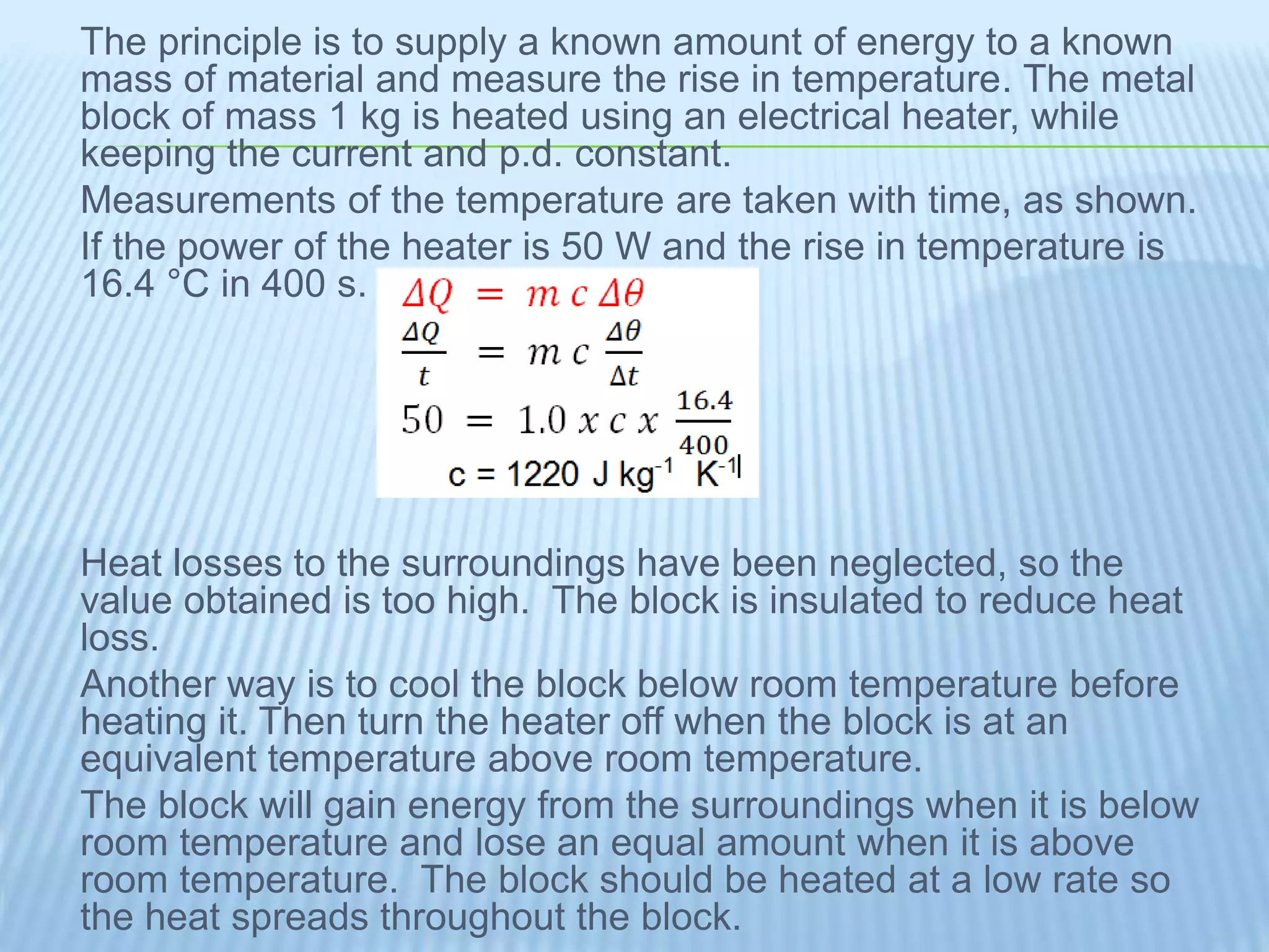 Thermal properties of materials A2 physics Topic 4 | PPT