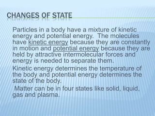 Thermal properties of materials A2 physics Topic 4 | PPTX