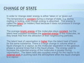 Thermal properties of materials A2 physics Topic 4 | PPTX