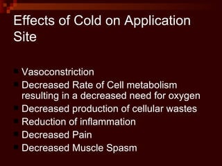 Thermal Agents Cold | PPT