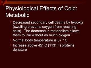 Thermal Agents Cold | PPT