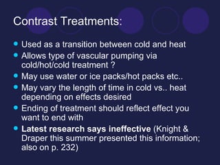 Thermal Agents Superficial Heat | PPT