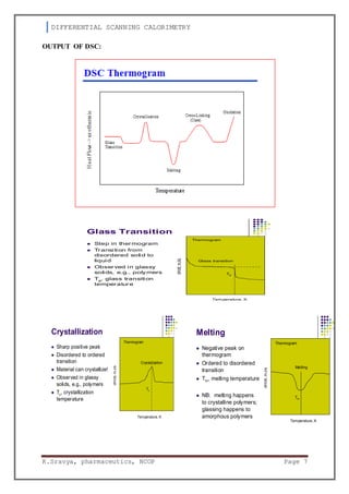 Thermal analysis | DOCX