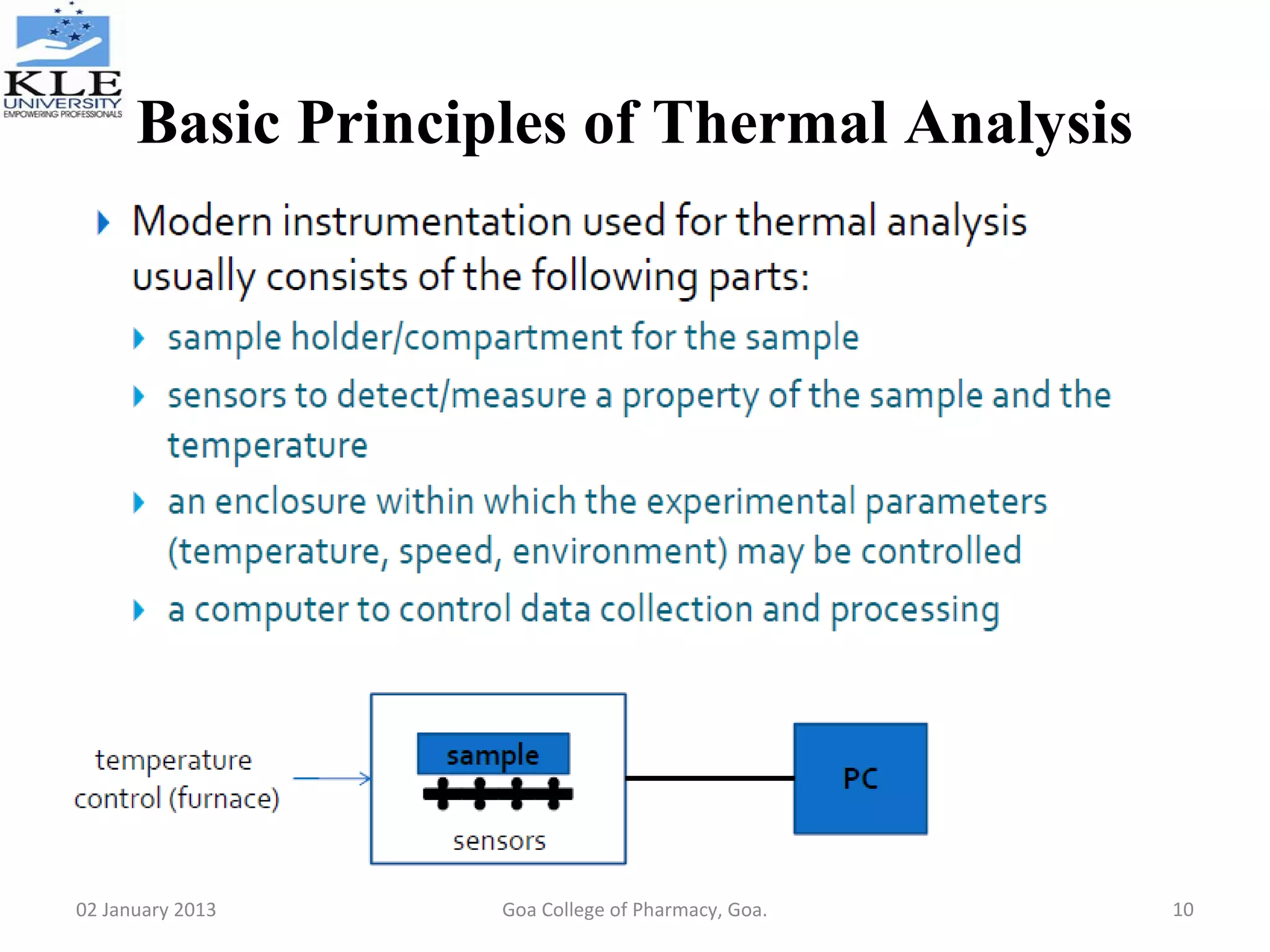 Thermal analysis