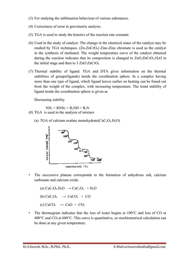 Thermal analysis | PDF