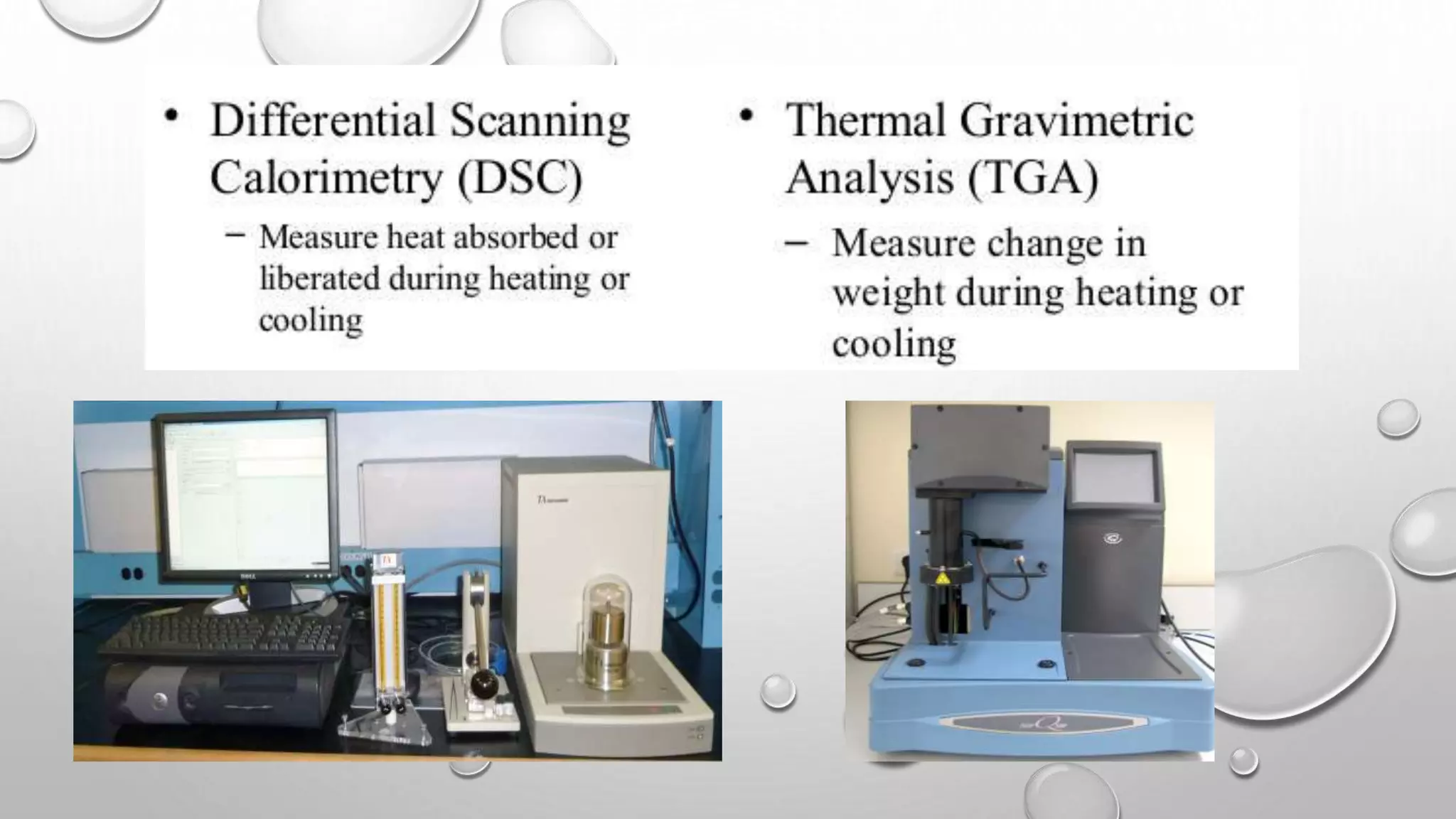 Basic Polymer identification and DSC and TGA analysis | PPTX