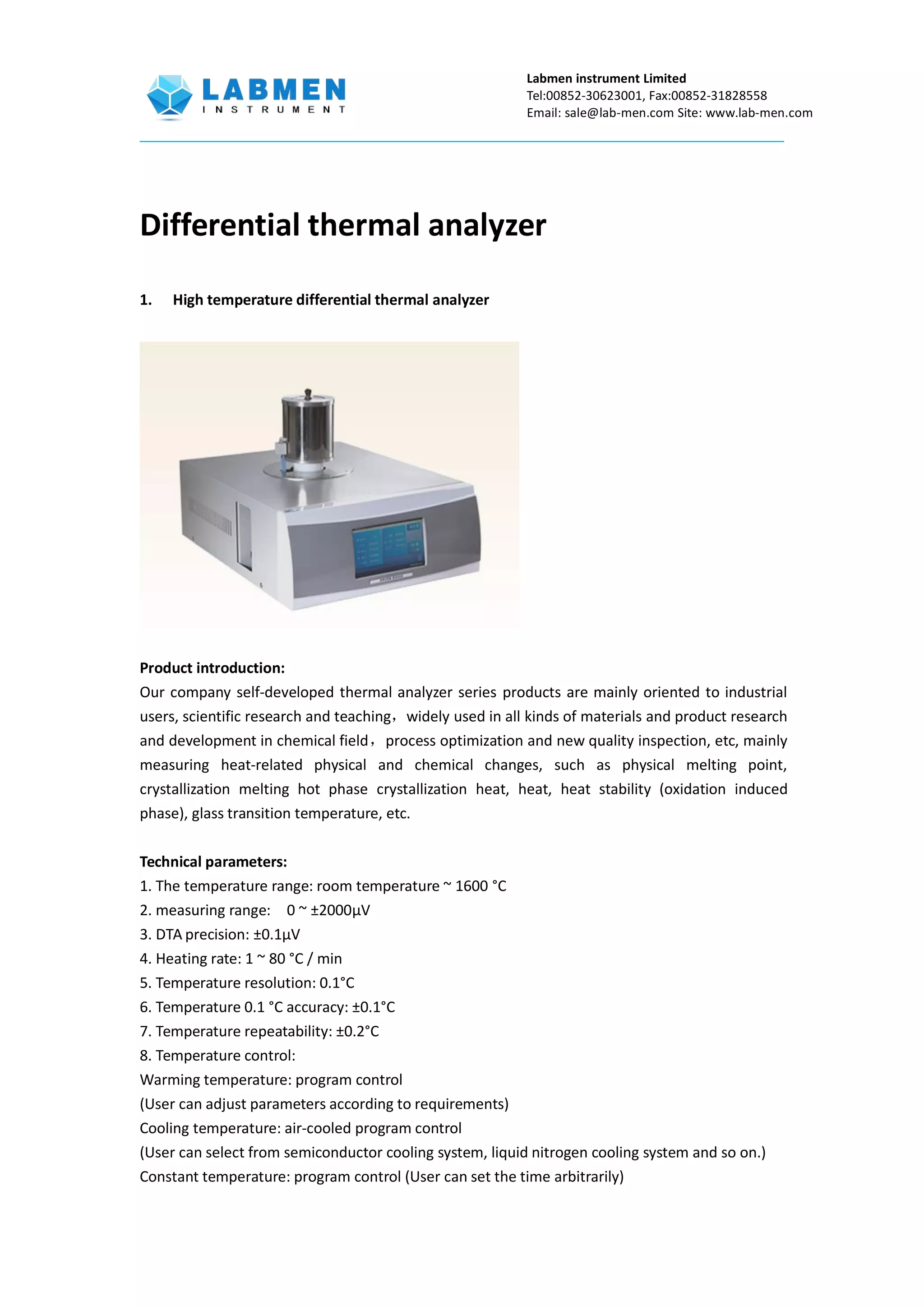 Thermal analysis | PDF
