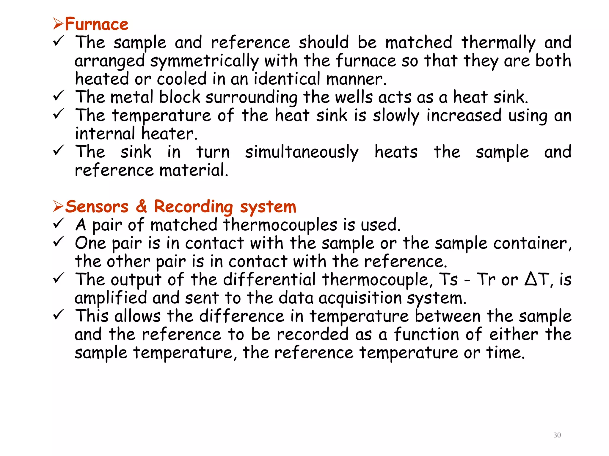 Thermal analysis - TGA & DTA | PPTX