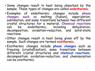 Thermal analysis - TGA & DTA | PPTX