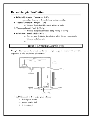 Thermal analysis assignment 2nd edition | DOCX