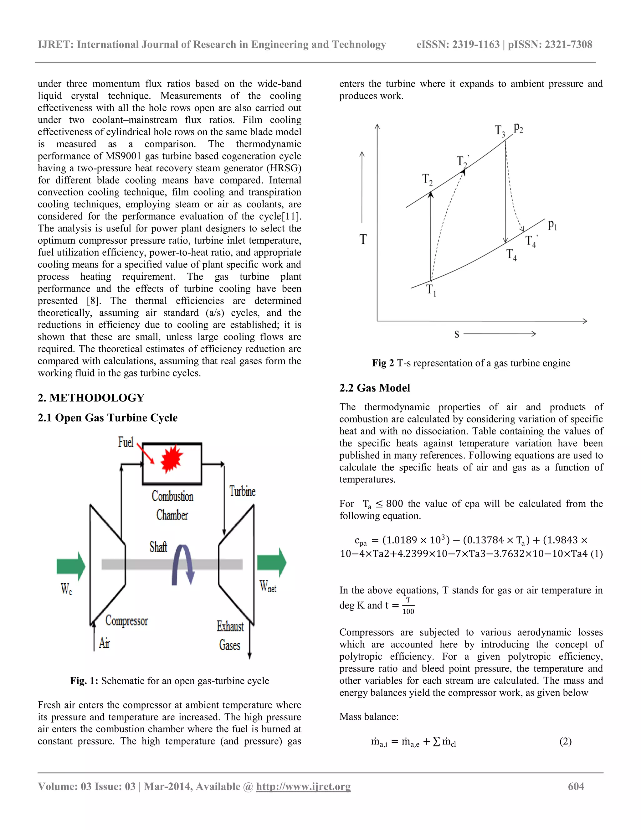 Thermal analysis of cooling effect on gas turbine blade | PDF