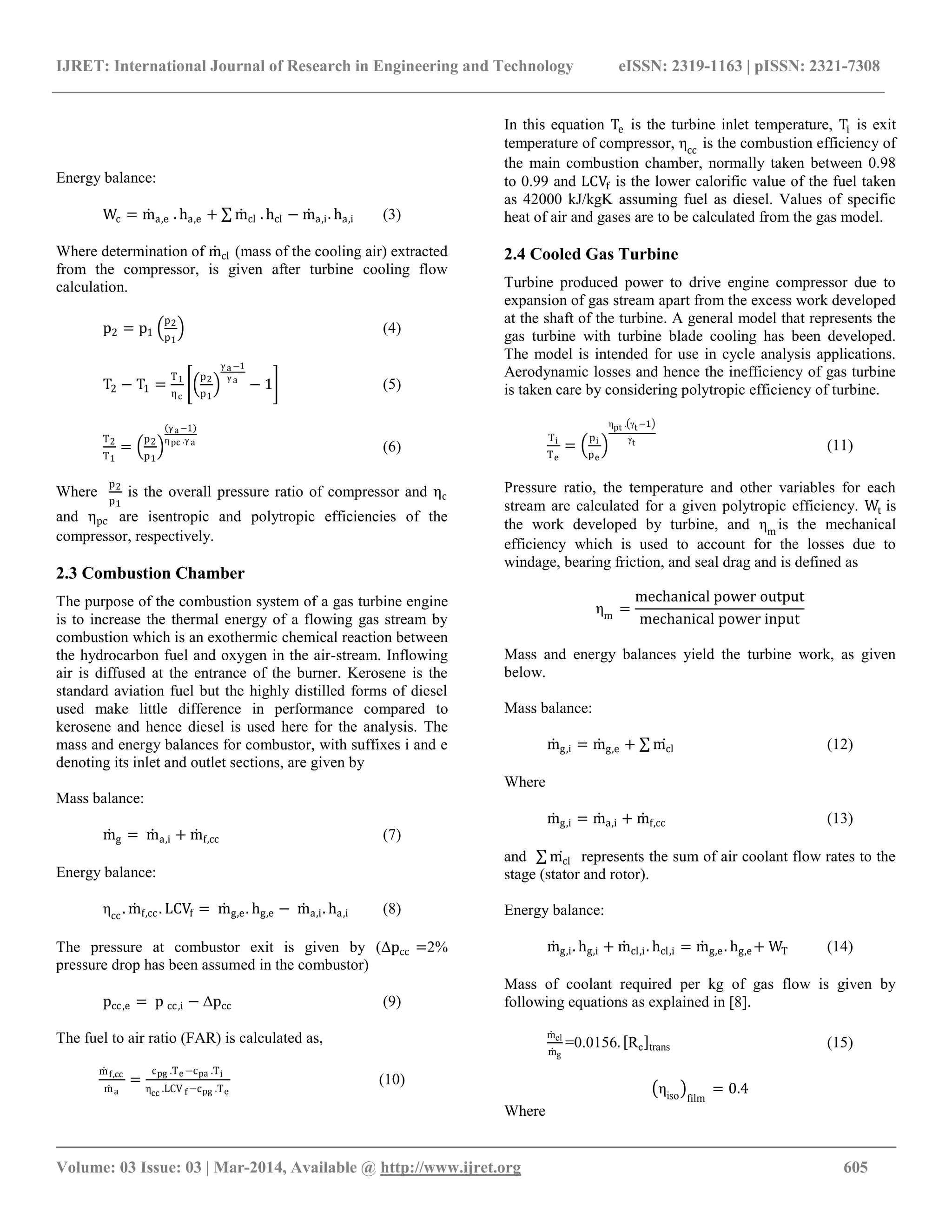 Thermal analysis of cooling effect on gas turbine blade | PDF