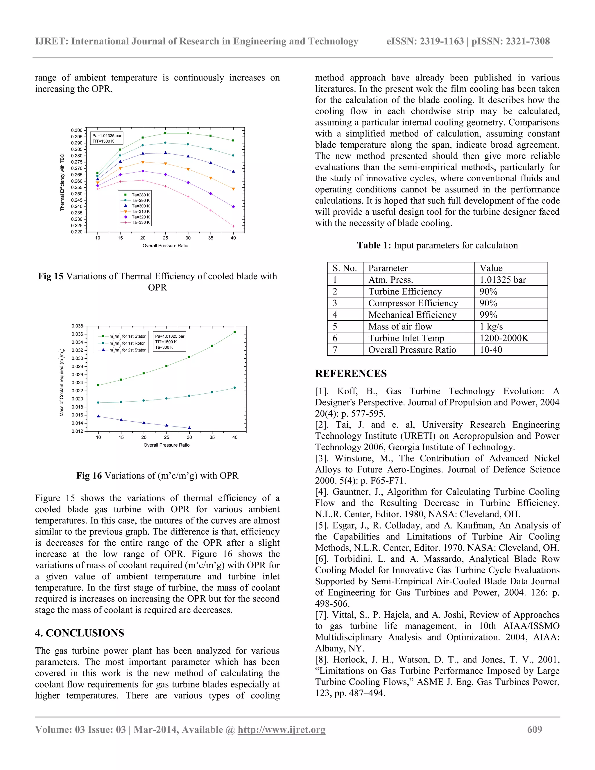 Thermal analysis of cooling effect on gas turbine blade | PDF