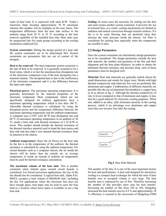 Thermal analysis of cpu with variable baseplate heat sink using cfd | PDF