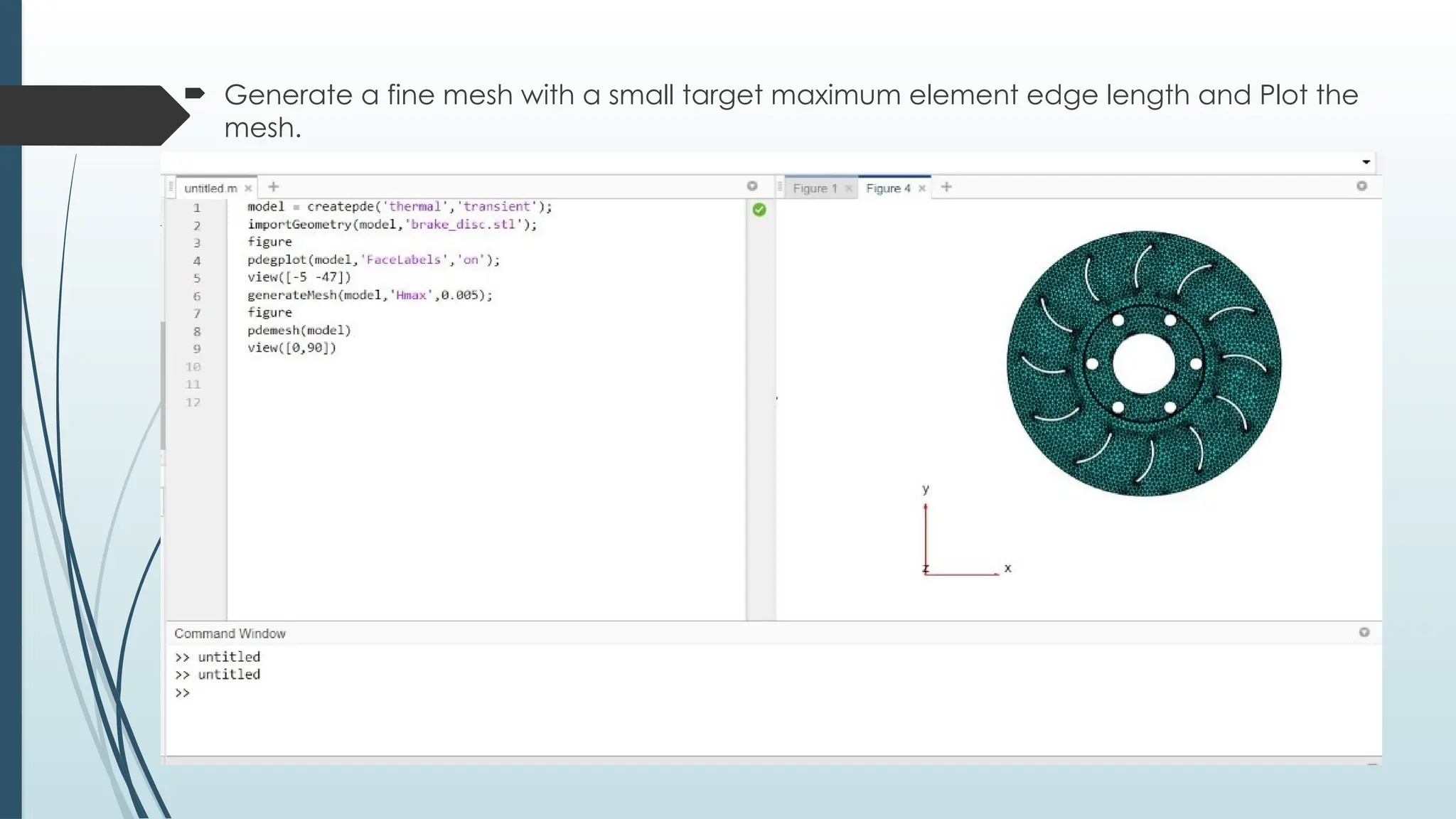 Thermal analysis of Disc brake using MATLAB.pptx