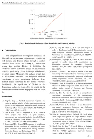Thermal and Friction Effects on Mixed Mode Delamination | PDF