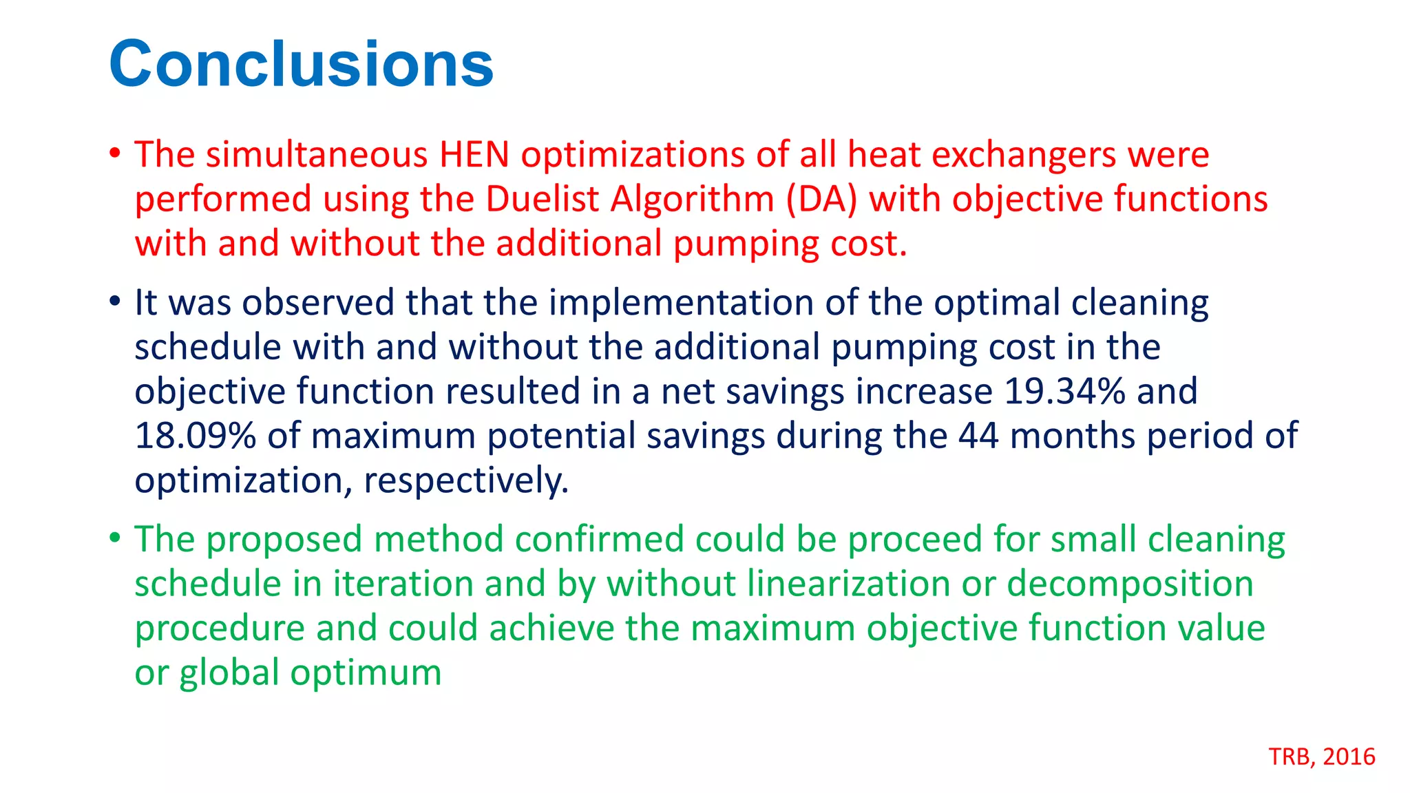 Thermal and Hydraulic Impacts Consideration in Refinery Crude Preheat ...