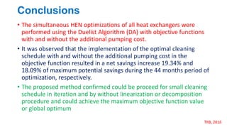Thermal and Hydraulic Impacts Consideration in Refinery Crude Preheat ...