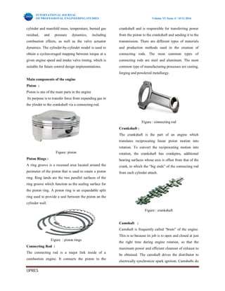 Thermal and structural analysis of 4 cylinder inline engine | PDF
