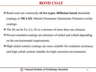 Thermal Barrier Coating For Gas Turbine Engines | PPTX