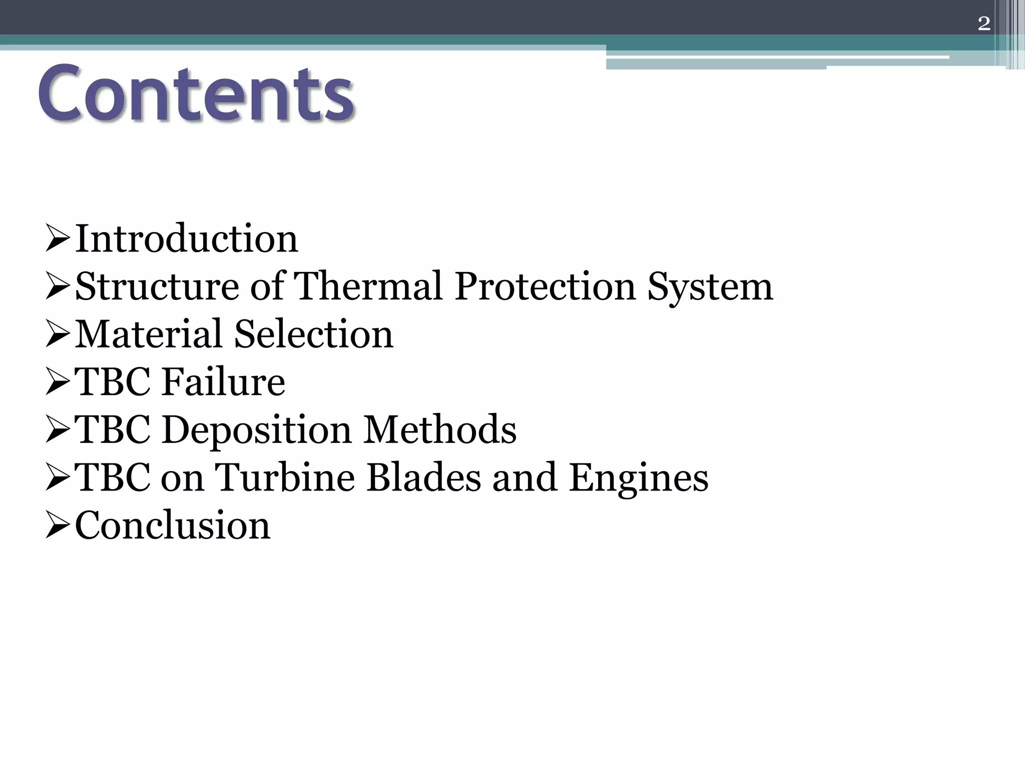 Thermal barrier coating | PPTX