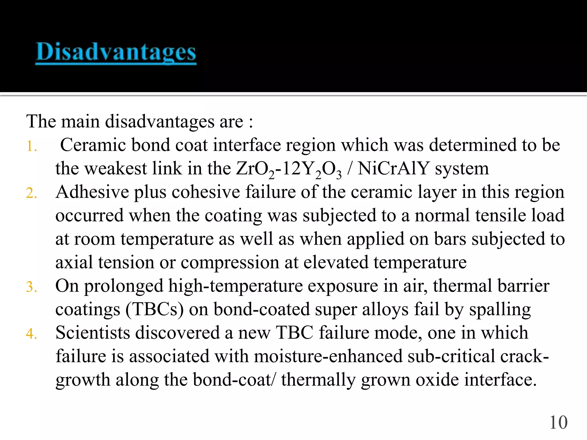 Thermal barrier coatings (TBC) | PPTX