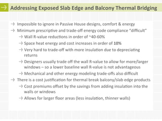 Thermal bridges in concrete construction solutions to address energy ...