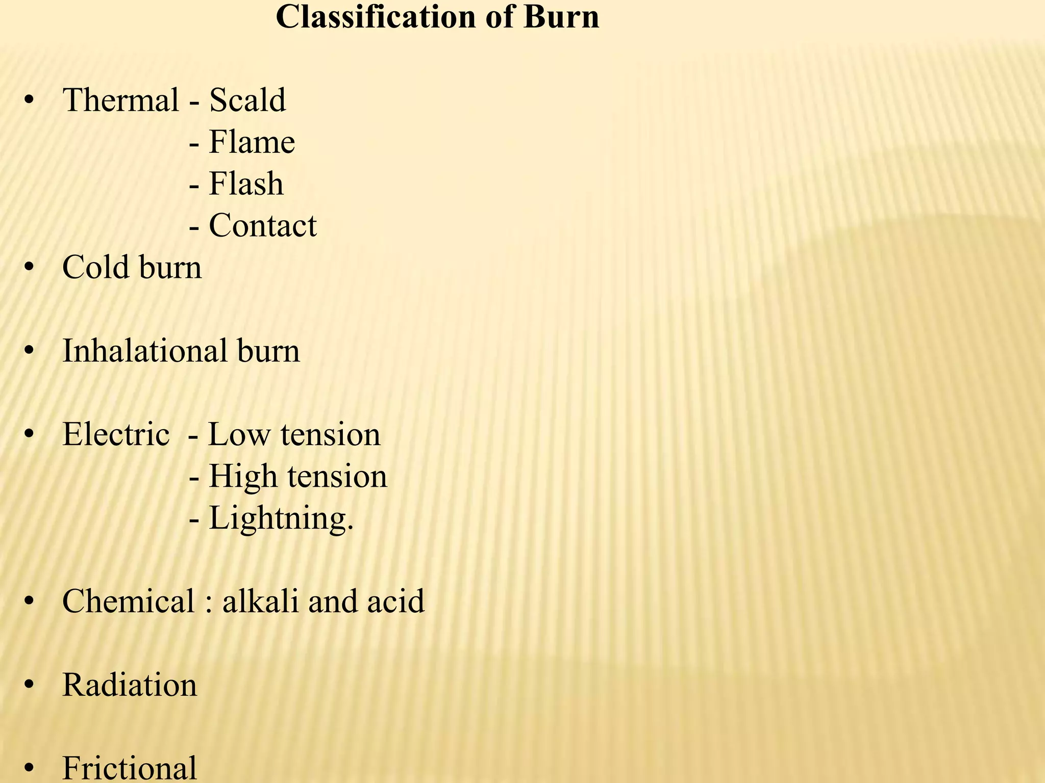 Thermal burns | PPTX
