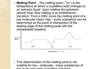 Thermal charactrization of polymer | PPTX