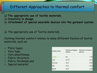 Thermal comfort | PPTX