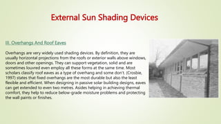 THERMAL COMFORT IN ARCHITECTURE EDUCATION | PPTX