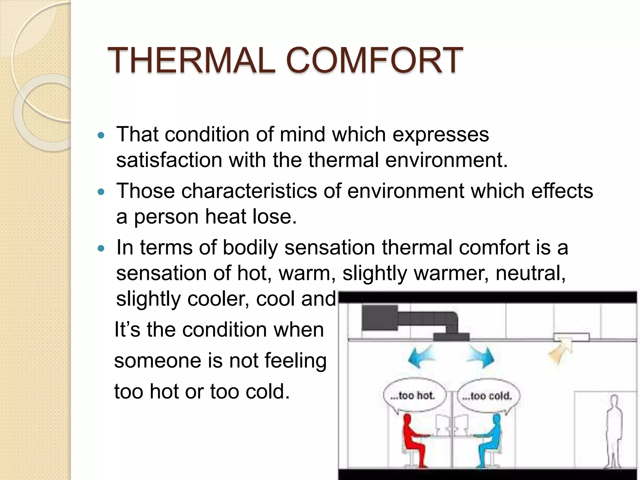 Thermal comfort and climate.pptx11 (1) | PPTX