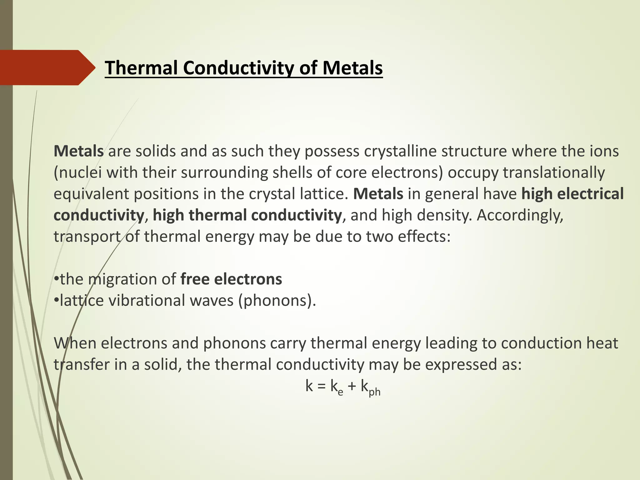 Thermal conductivity | PPTX
