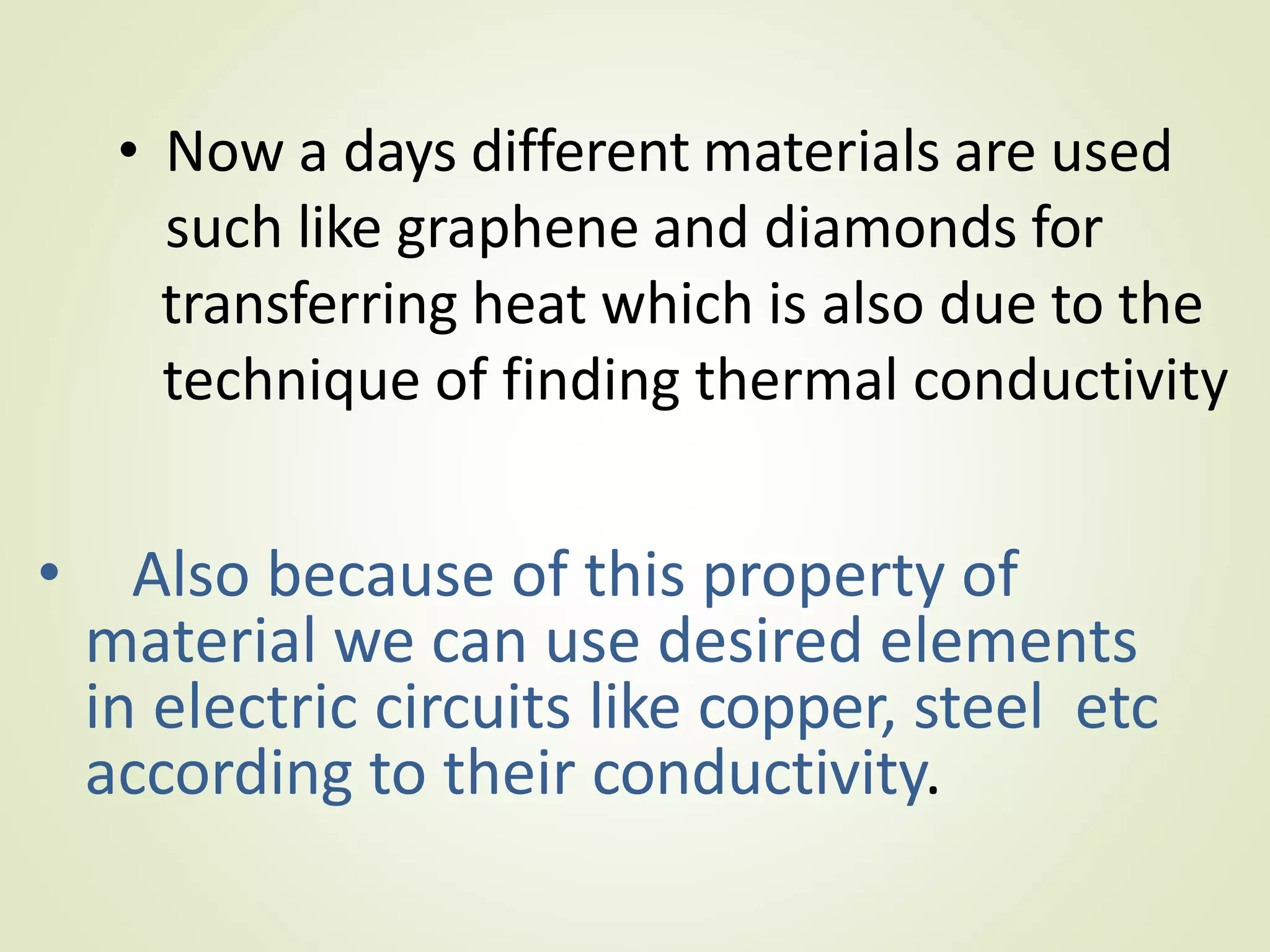 Thermal conductivity | PPTX