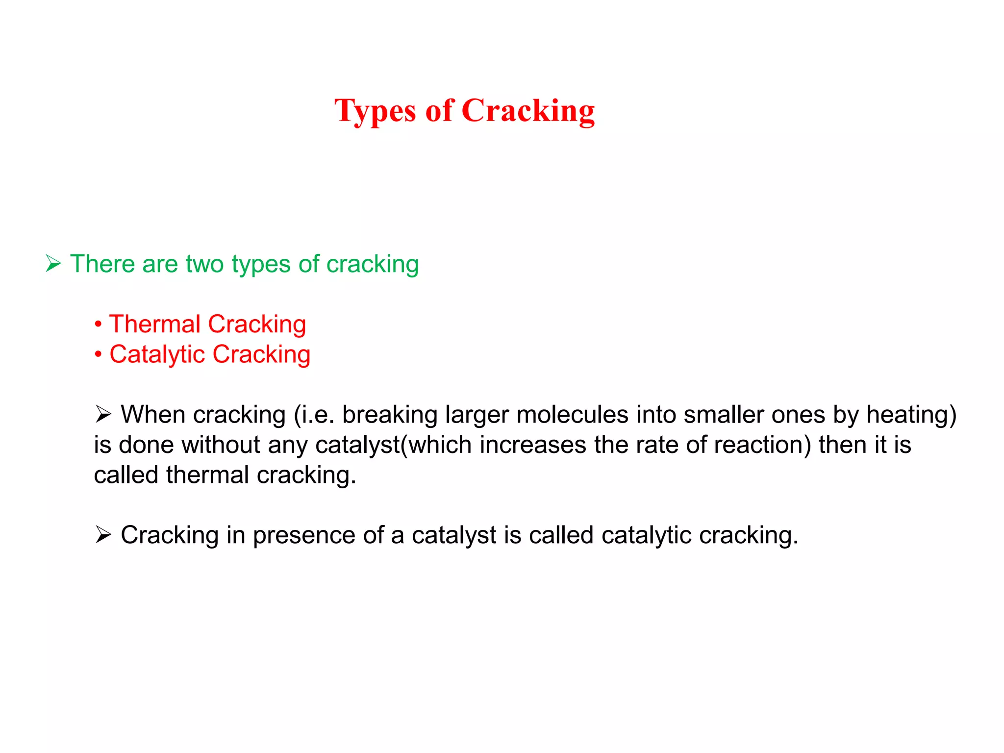 Thermal cracking | PPTX