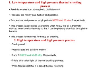 Thermal cracking | PPTX