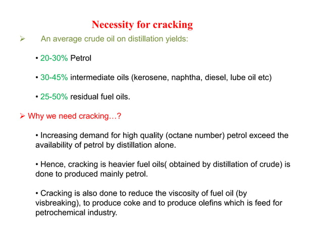Thermal cracking | PPTX