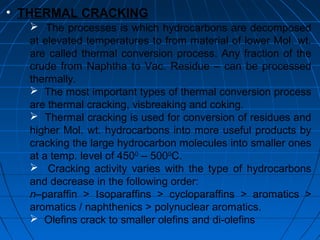 Thermal cracking (2) | PPT