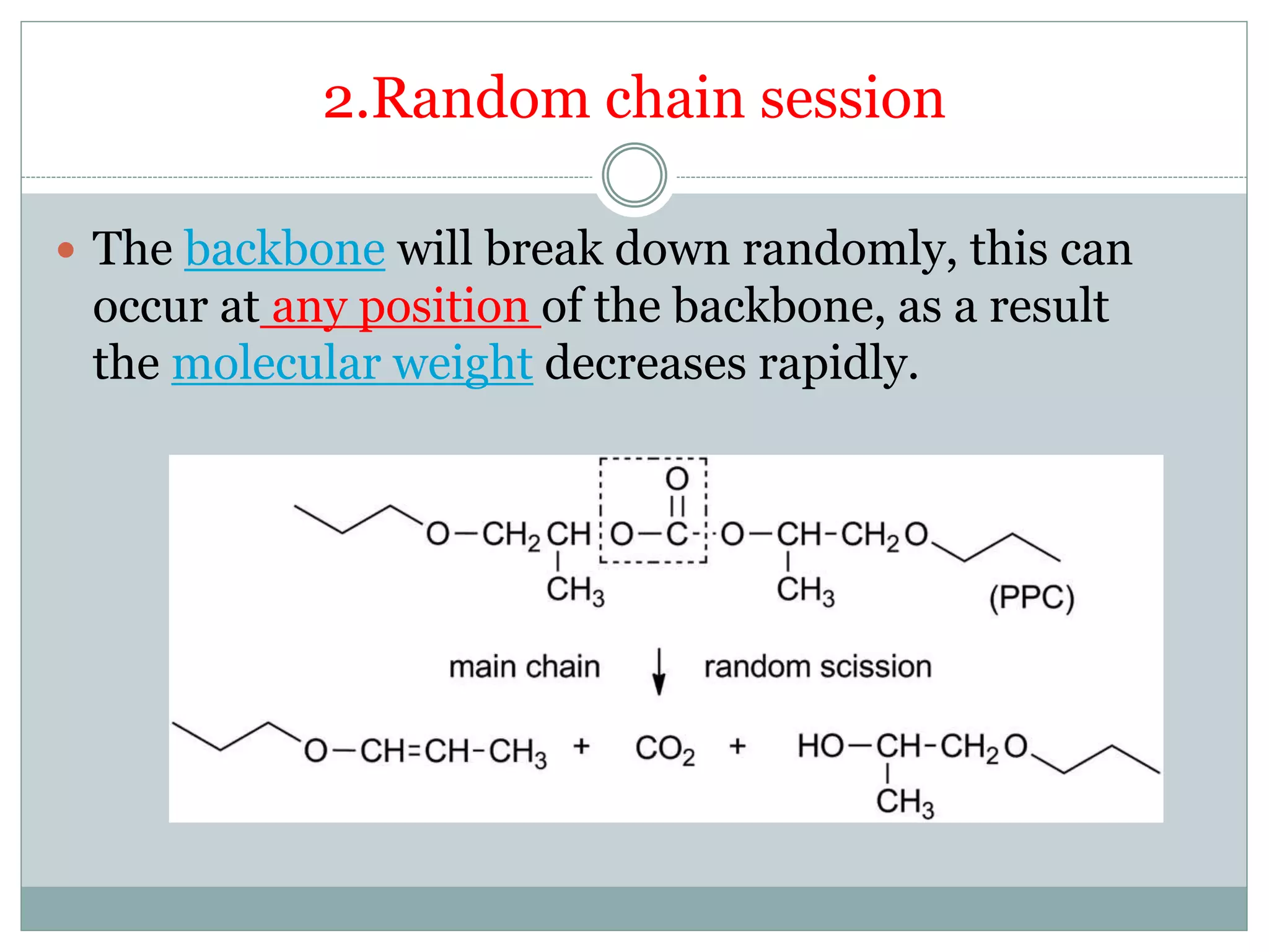 Thermal degradation of Polymers | PPTX