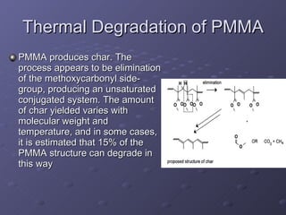 Thermal Degradation of PMMA | PPT