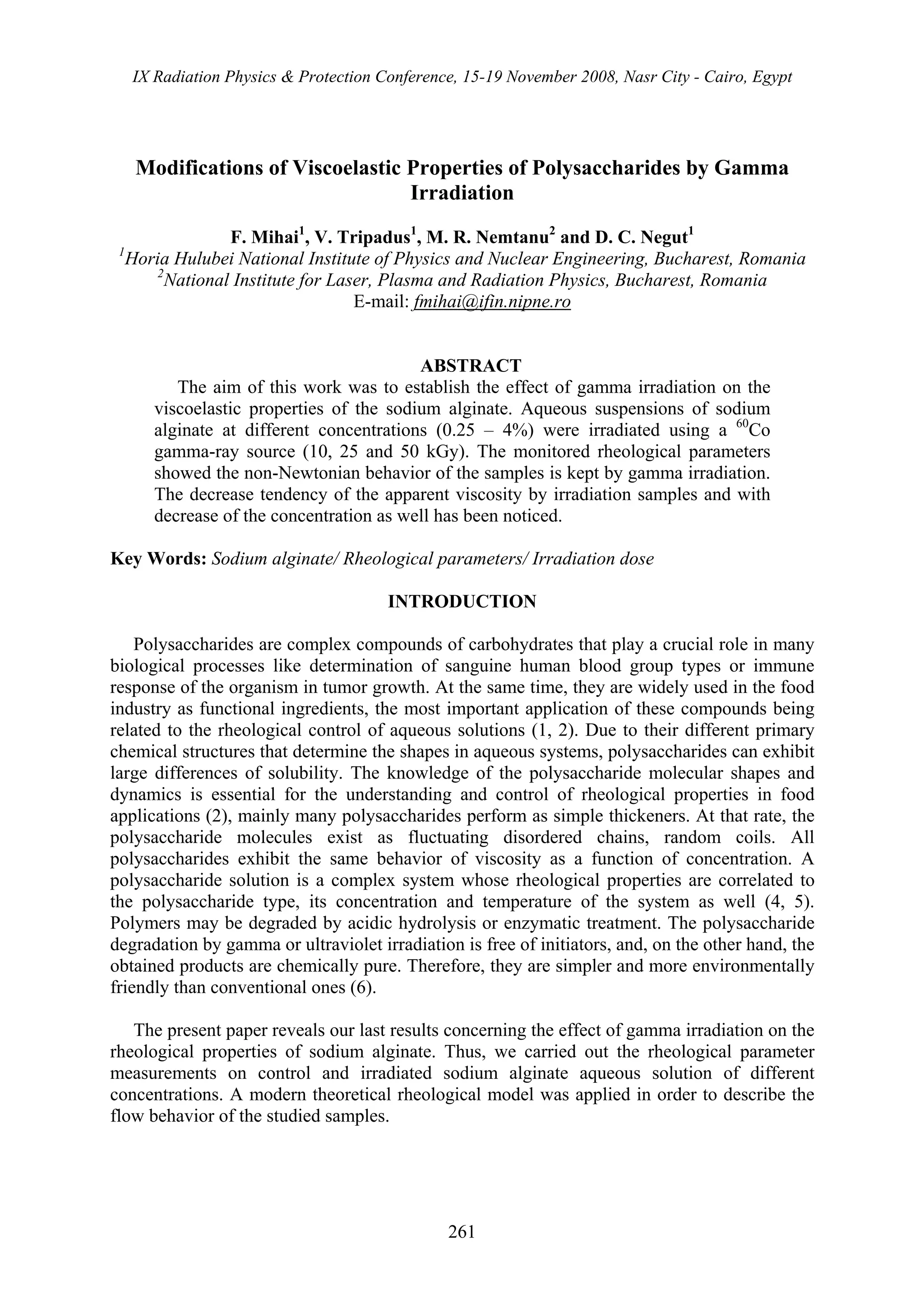 Thermal degradation of polysaccharide | PDF