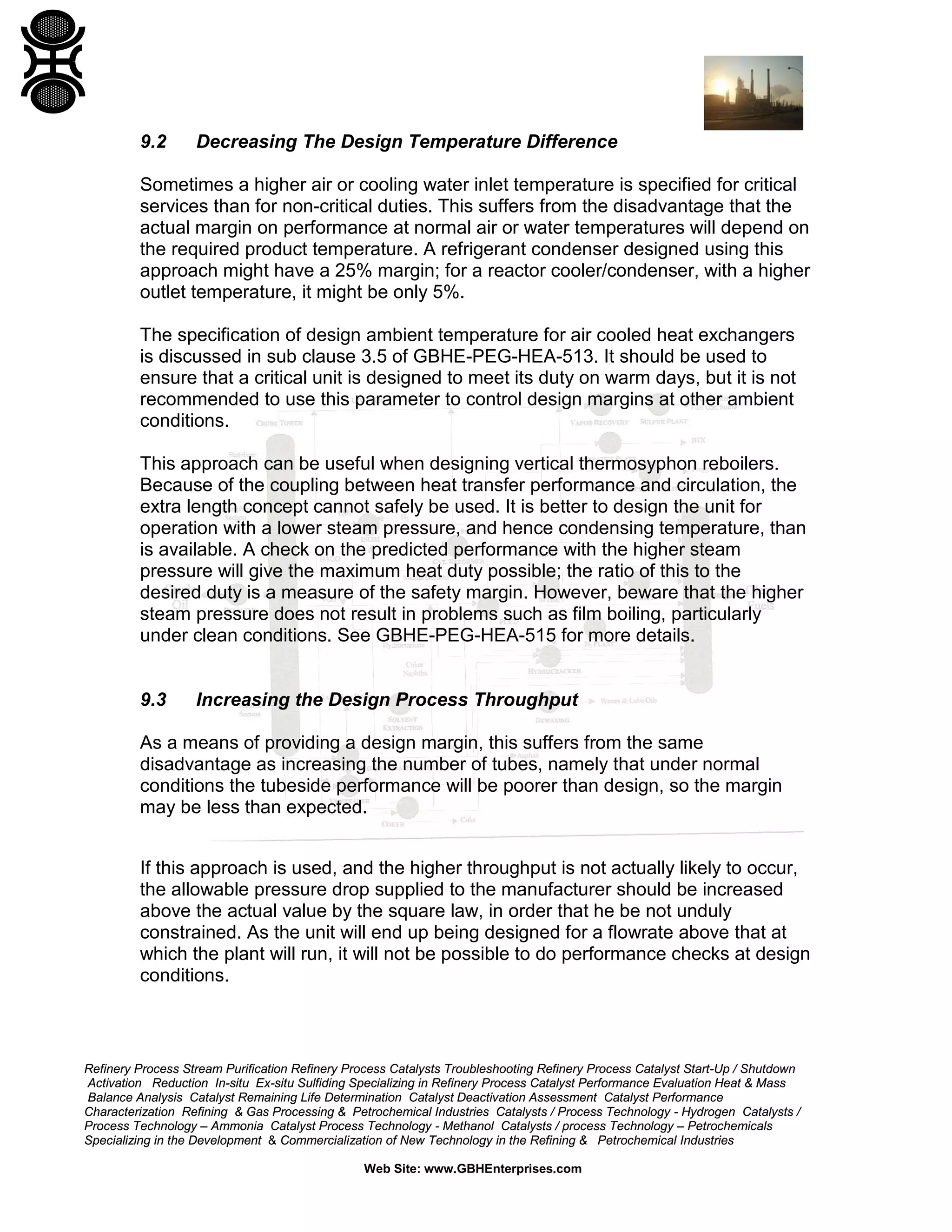 Thermal Design Margins for Heat Exchangers | PDF