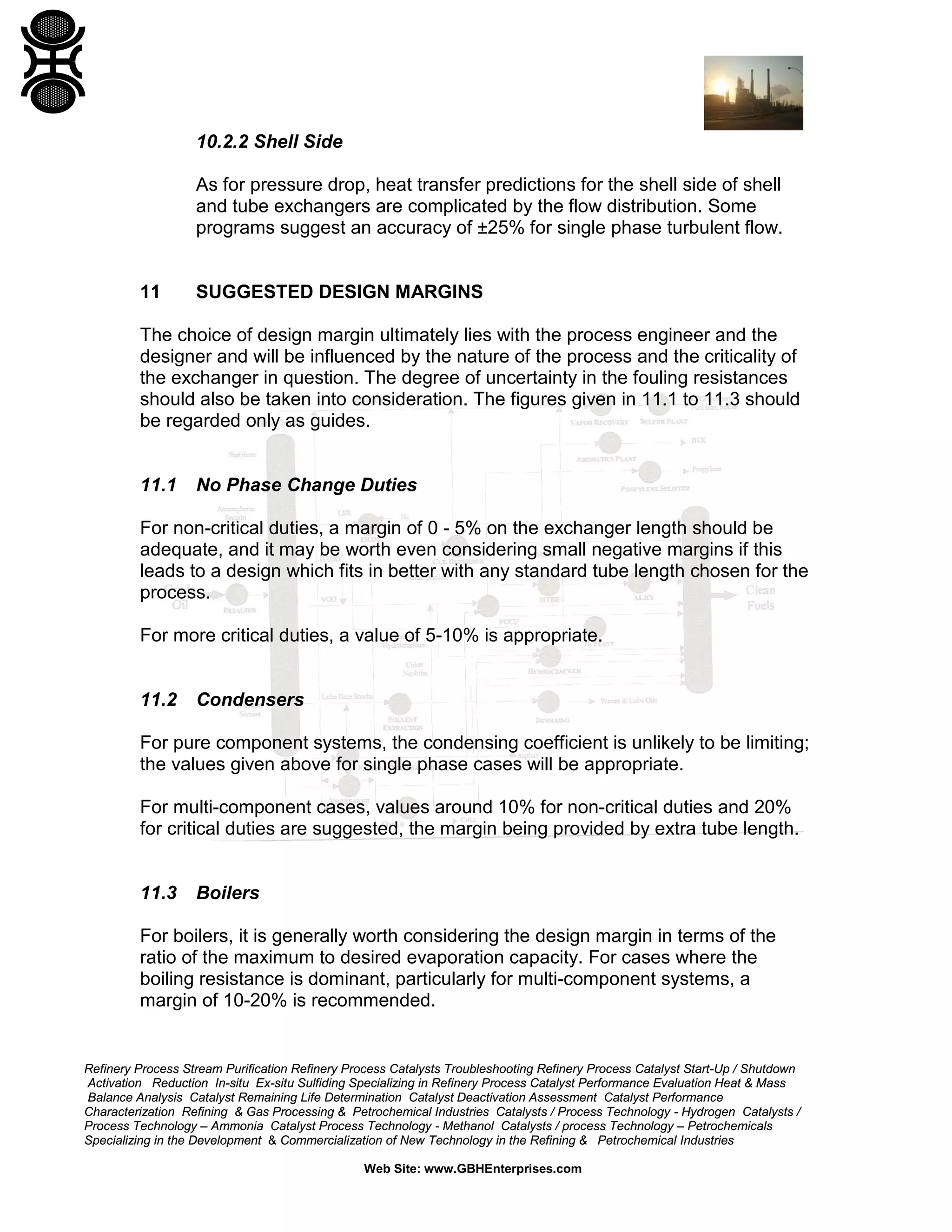 Thermal Design Margins for Heat Exchangers | PDF