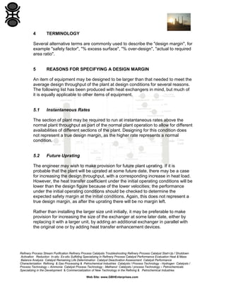 Thermal Design Margins for Heat Exchangers | PDF