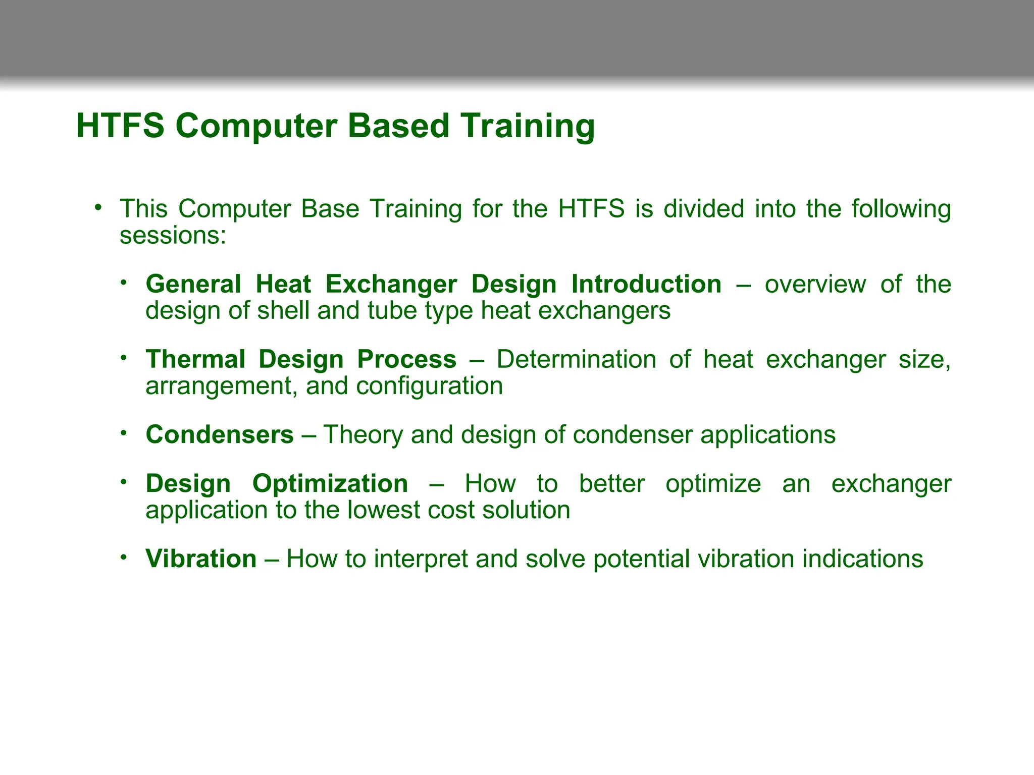 Thermal Design of Shell & Tube type Heat Exchangers (HTFS).ppt