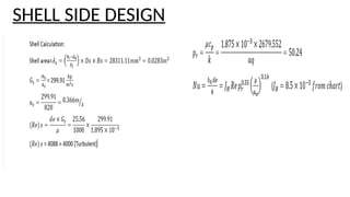 Evaluation and thermal analysis of shell and tube heat exchanger as per ...
